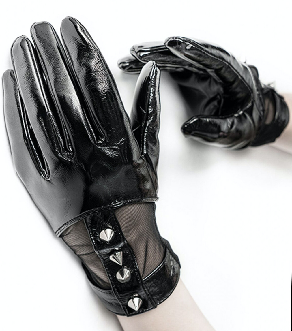 Guantes charol pinchos - Soul Barcelona
