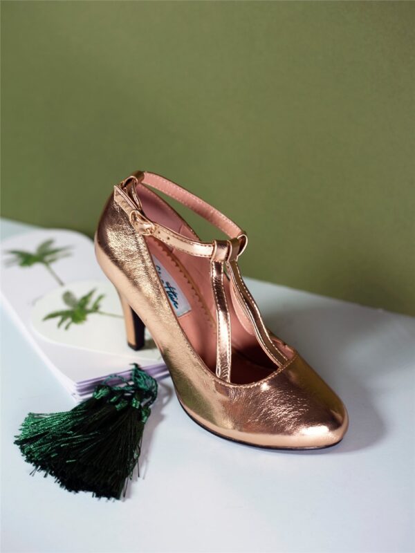 tacón de aguja metalizado - Soul Barcelona